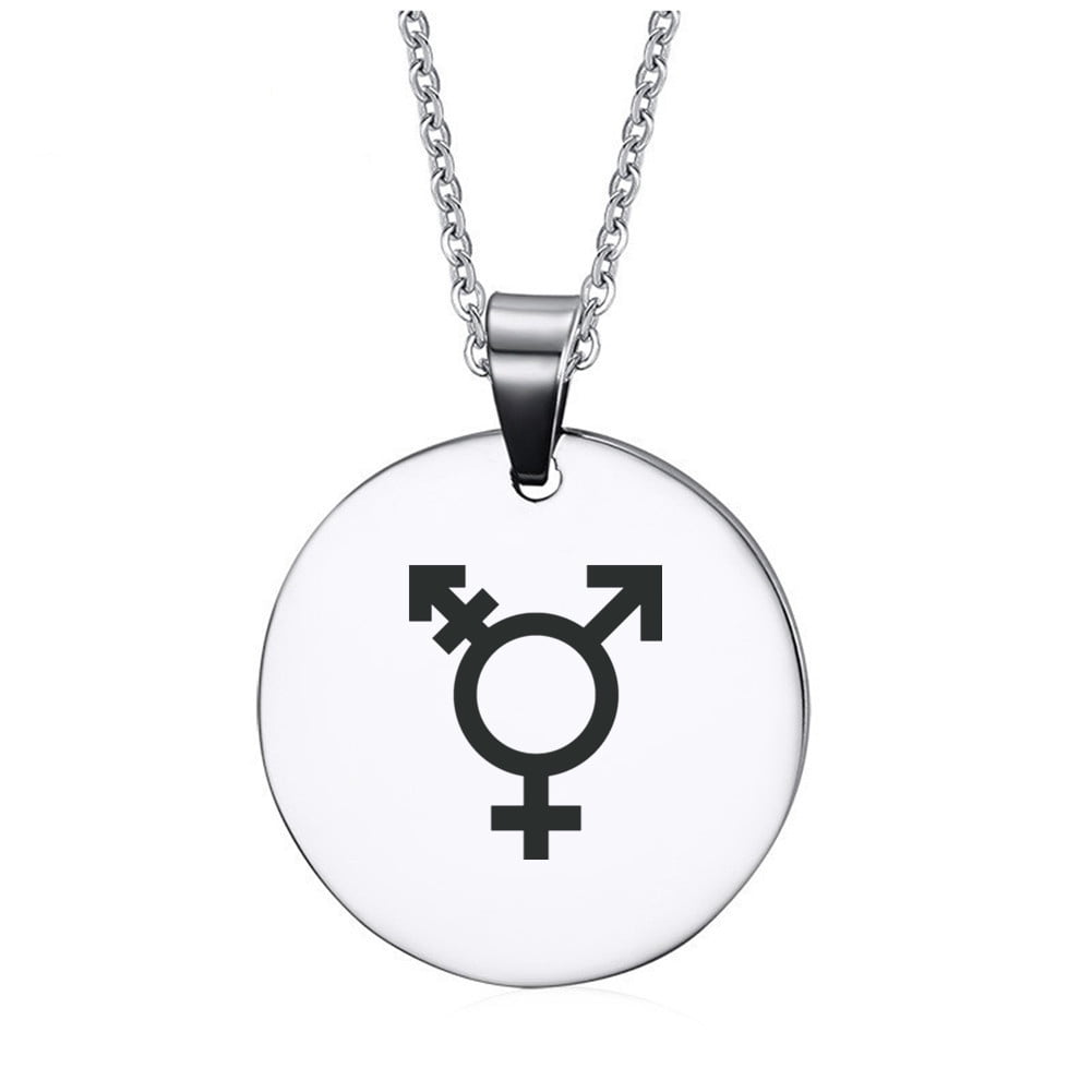 Transgender Pride Identities Non Binary Lgbt Trans Pride Pendant ...