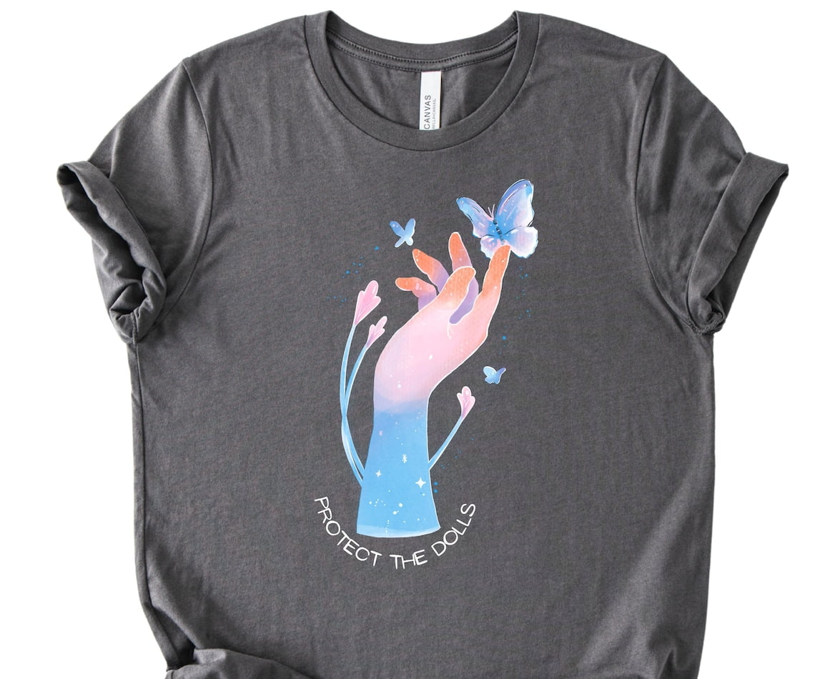 Transgender Rights Shirt, Pride Tee With Butterflies, Support Trans ...