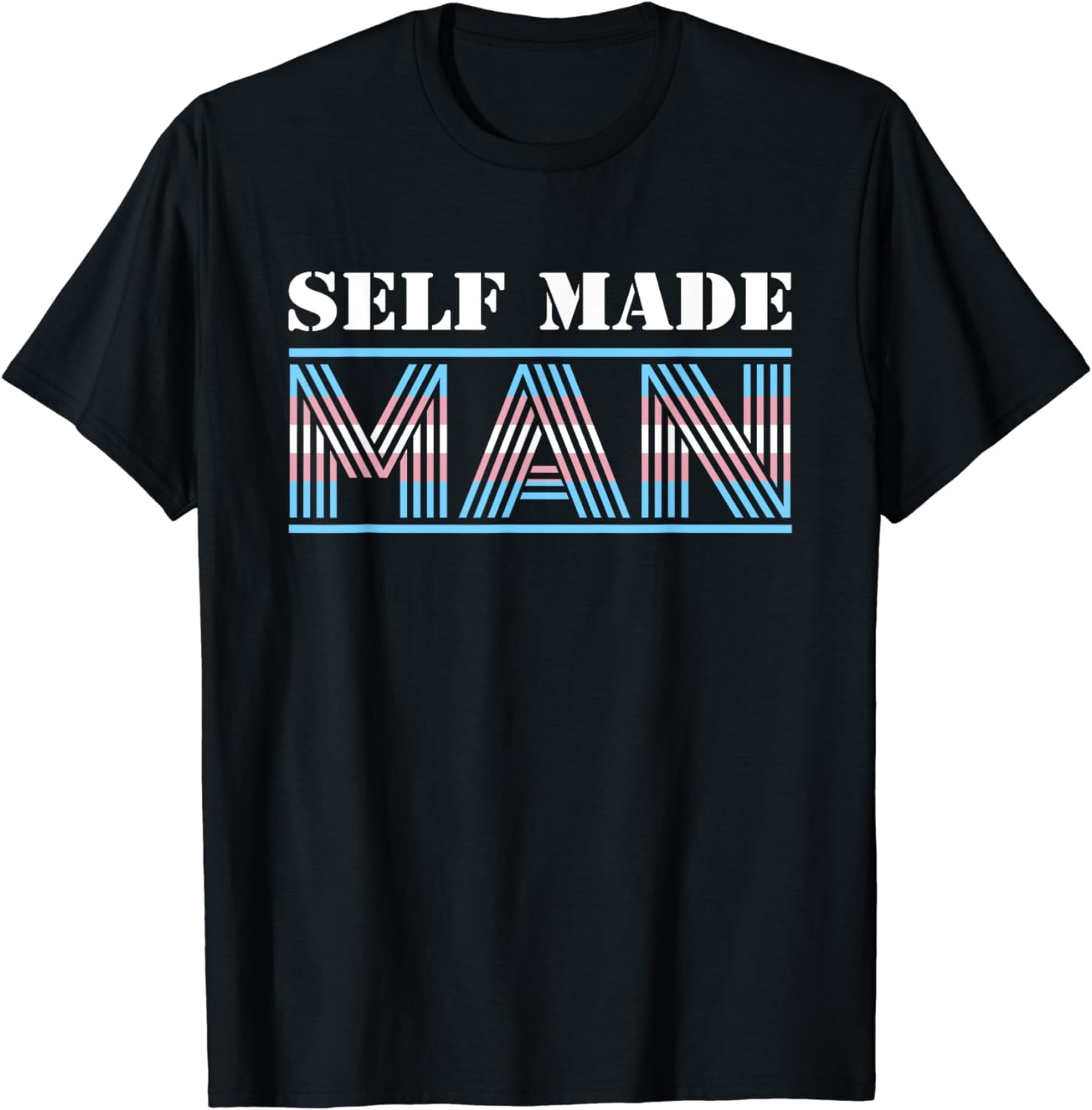 Transgender Self Made Man Transman Trans Pride T-Shirt - Walmart.com