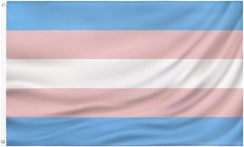 Transgender flag 4x6 FT-Trans Rainbow flag Polyester gay pride flag ...