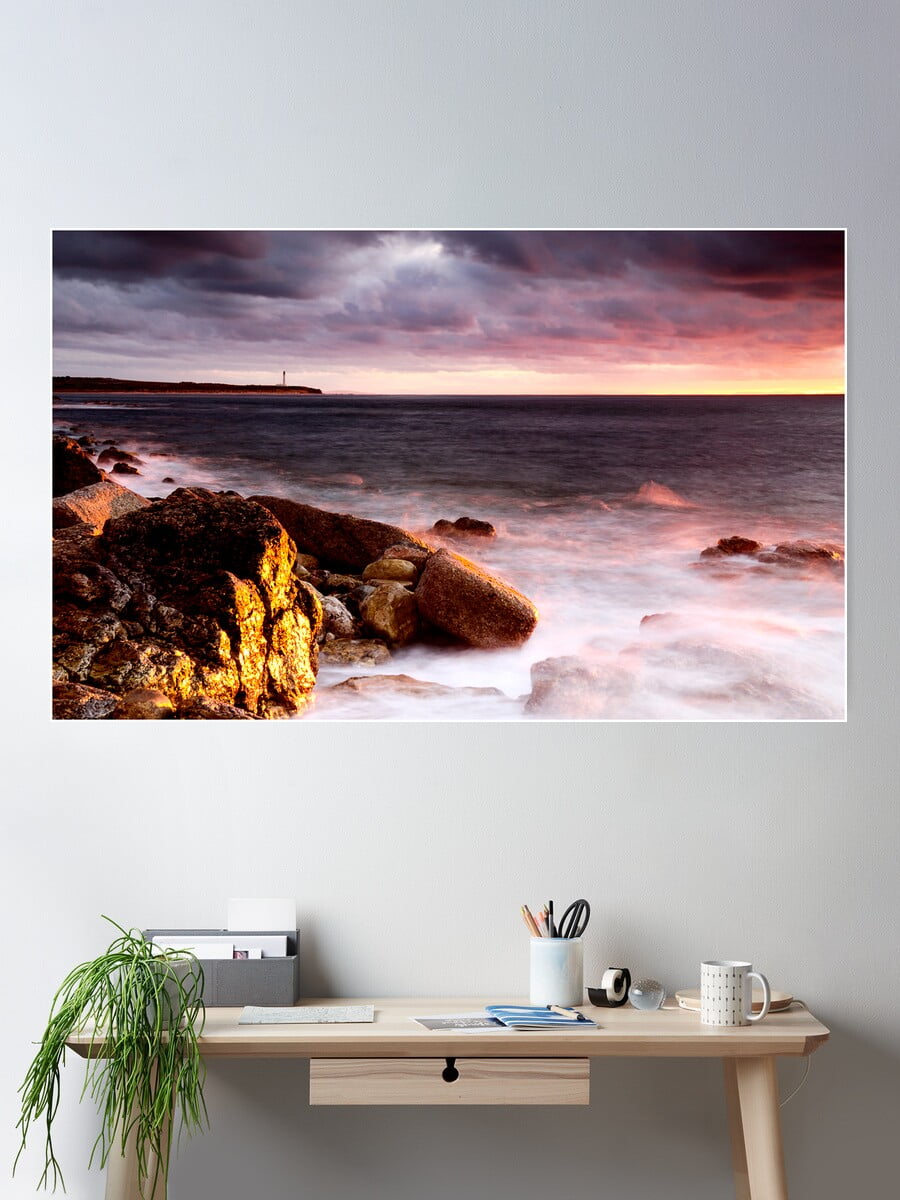 Transient Glow Poster Wall Art, Modern Wall Decor For Living Room ...