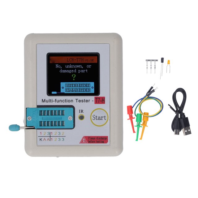 Transistor Meter High Accuracy LCD Display Automatic ESR Tester for ...
