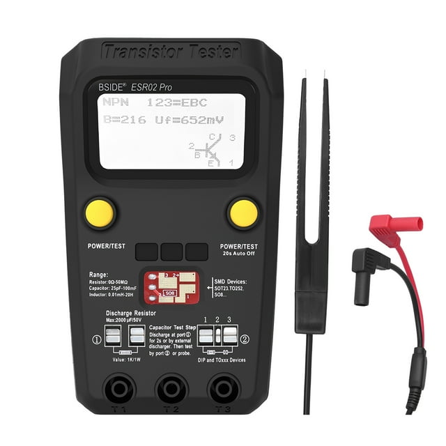 Transistor Tester,Diode Resistor Inductance Tester Diode Resistor ...