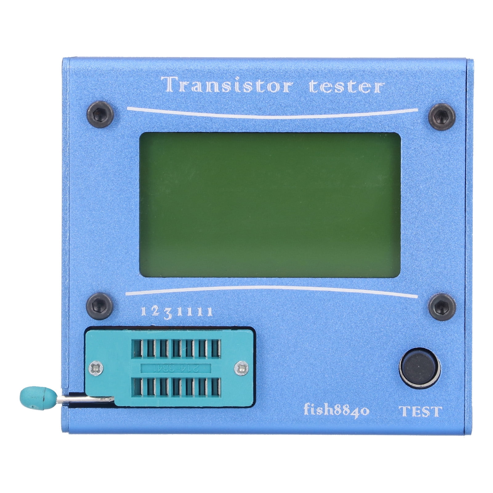 Transistor Tester Diode Resistor Inductor Resistance Checker Detector ...