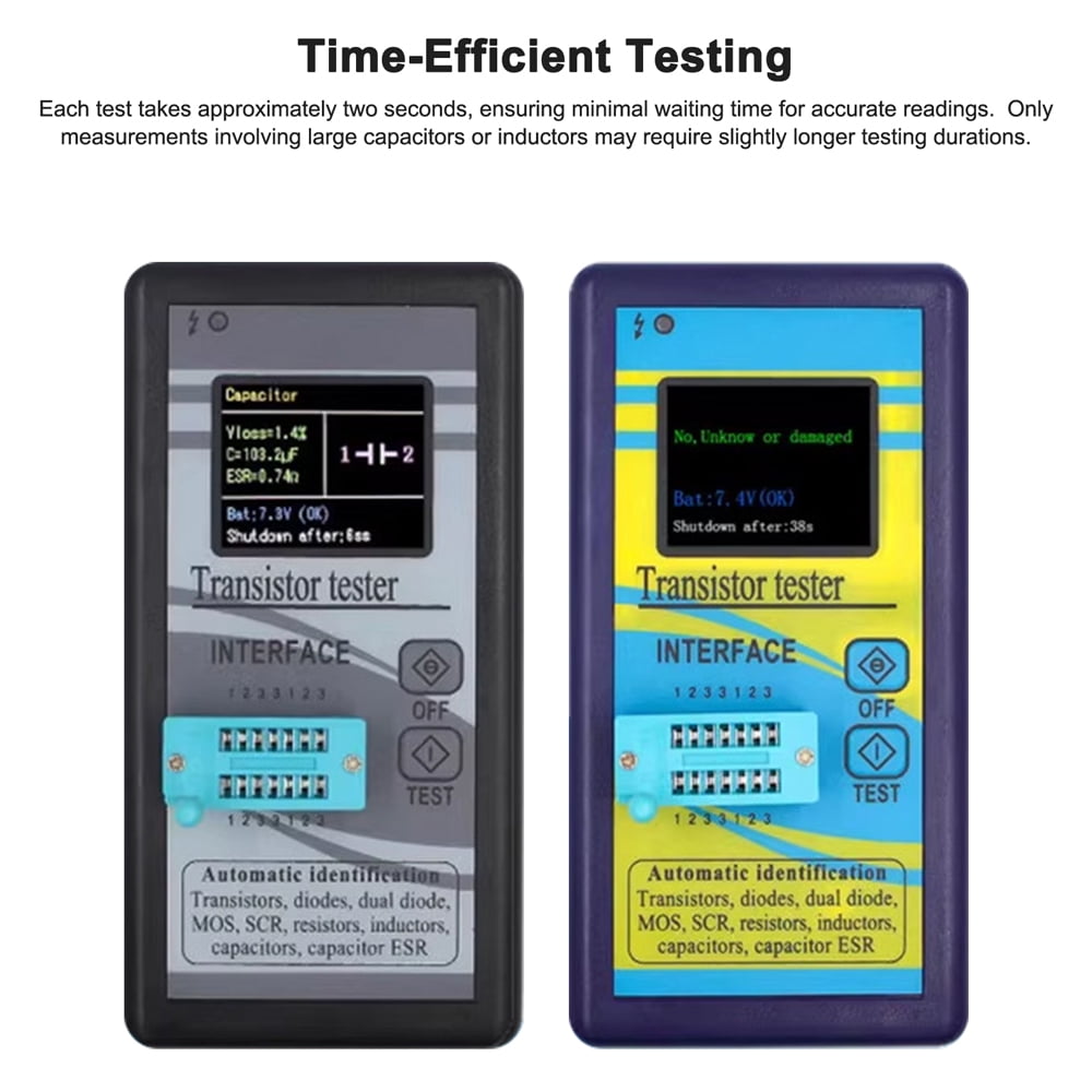 Transistor Tester,Mos Scr Esr Meter Dsfen Meter With Pnp Diode Npn Pnp ...