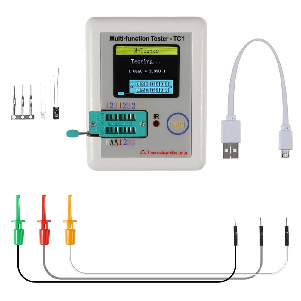 Transistor Tester Multimeter Color TFT Display for Diodes and ...