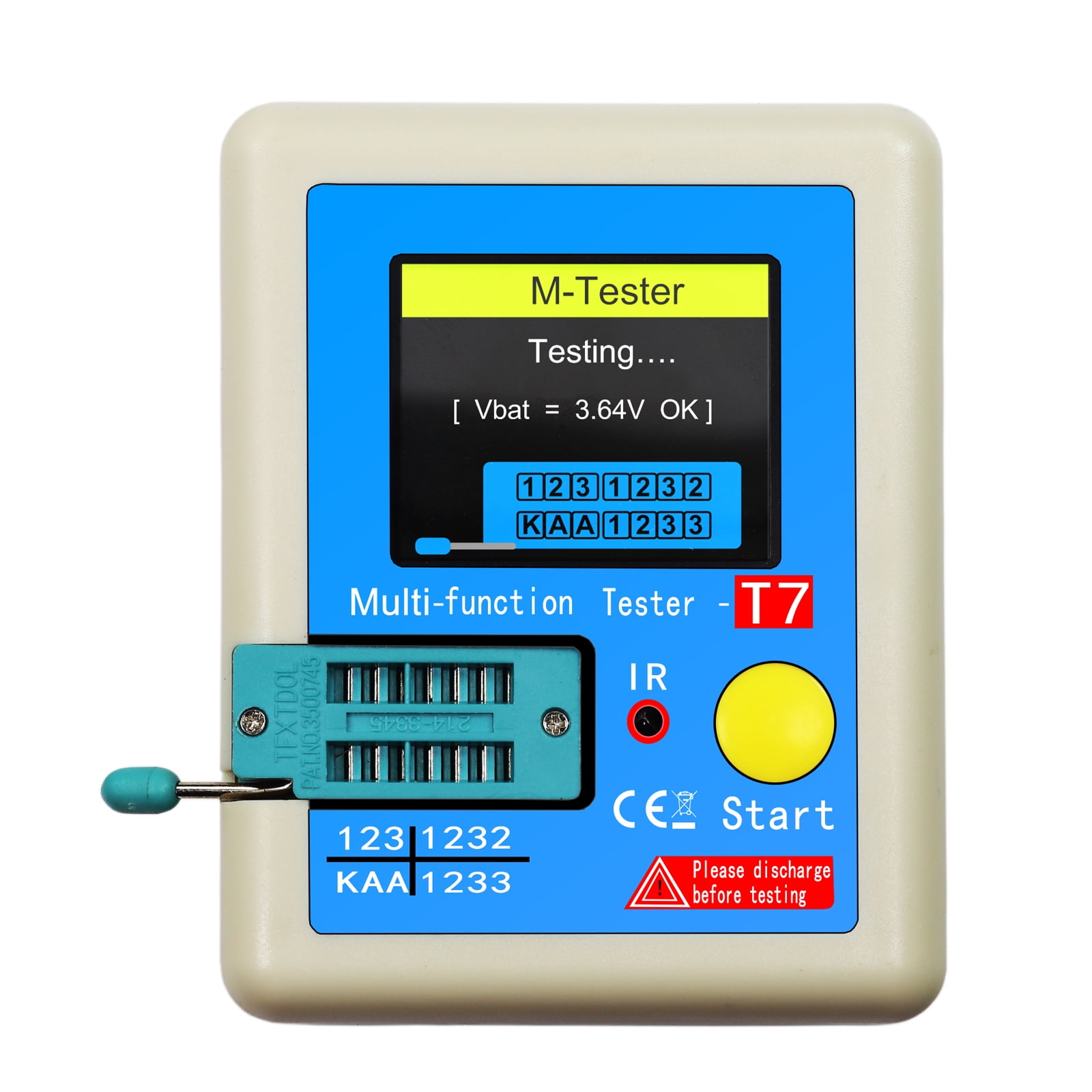 Transistor Tester,Resistor Lcr Npn Lcr Npn Pnp Lcr-t7 Resistance Tester ...