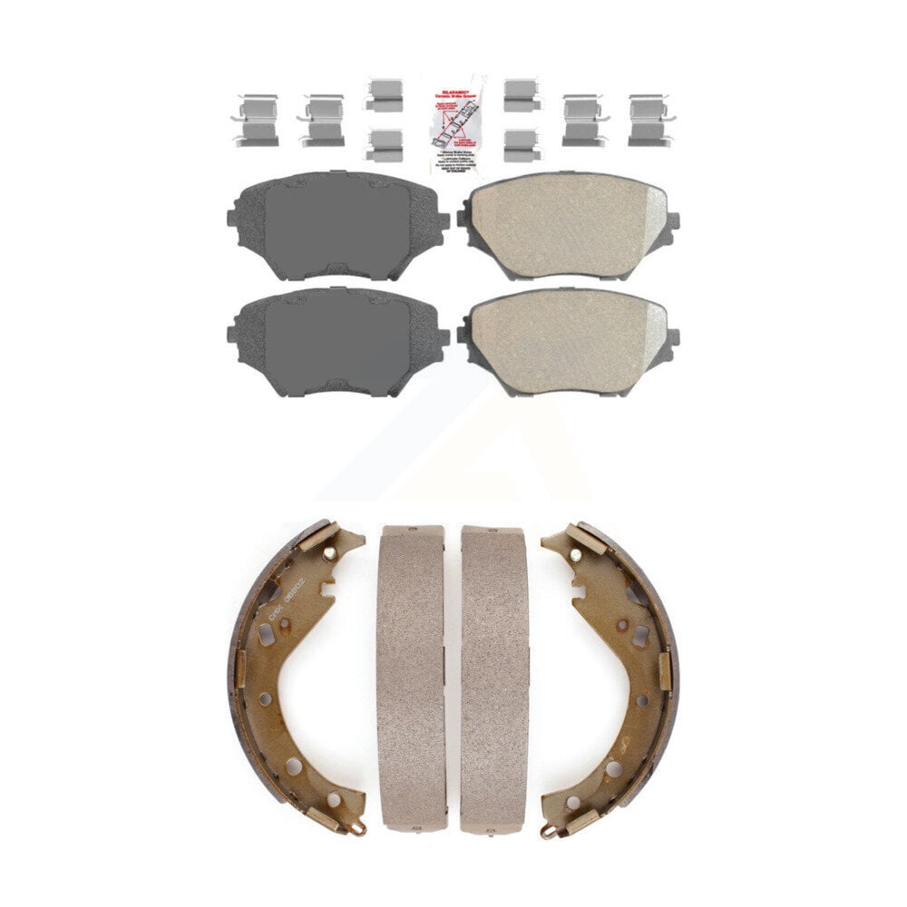 Transit Auto Front Rear Ceramic Disc Brake Pads Kit for Car 2003-2005 ...