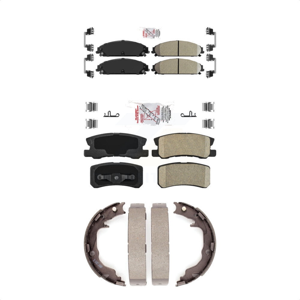 Transit Auto Front Rear Ceramic Disc Brake Pads Kit for Car 2008-2009 ...