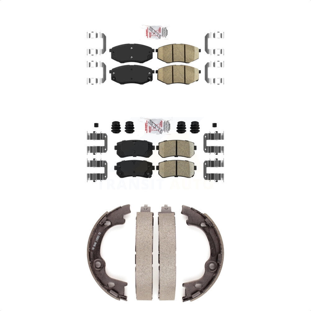 Transit Auto Front Rear Ceramic Disc Brake Pads Kit for Car 2010-2012 ...