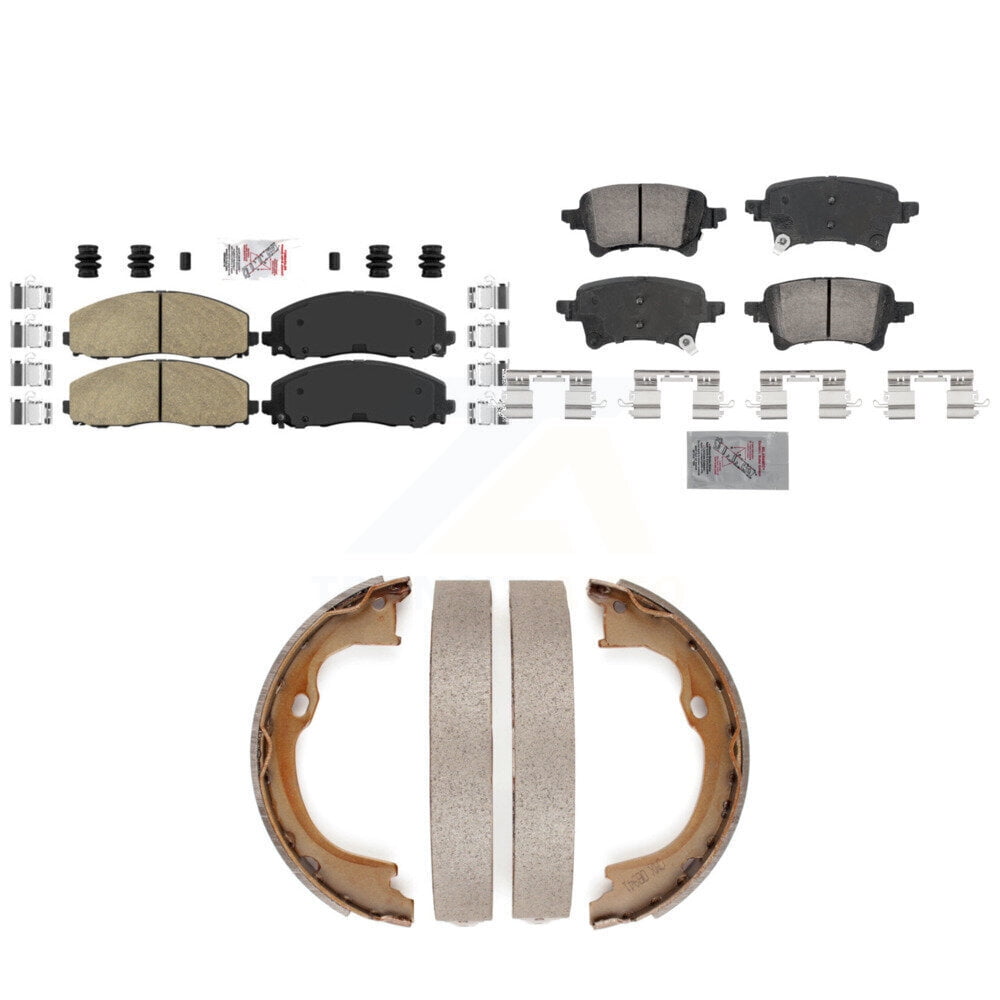Transit Auto Front Rear Ceramic Disc Brake Pads Kit for Car Jeep Wrangler Gladiator KNN-101318 ...