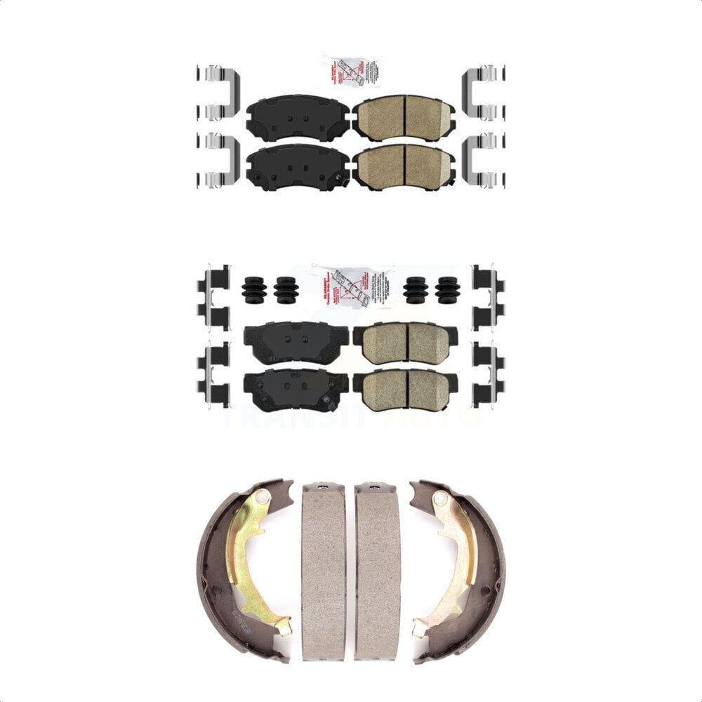 Transit Auto Front Rear Ceramic Disc Brake Pads Kit for Car Hyundai ...