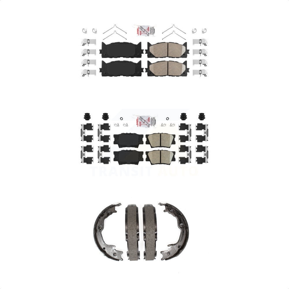 Transit Auto Front Ceramic Disc Brake Pads Kit for Car Toyota Camry Lexus ES350 Avalon ES300h ...
