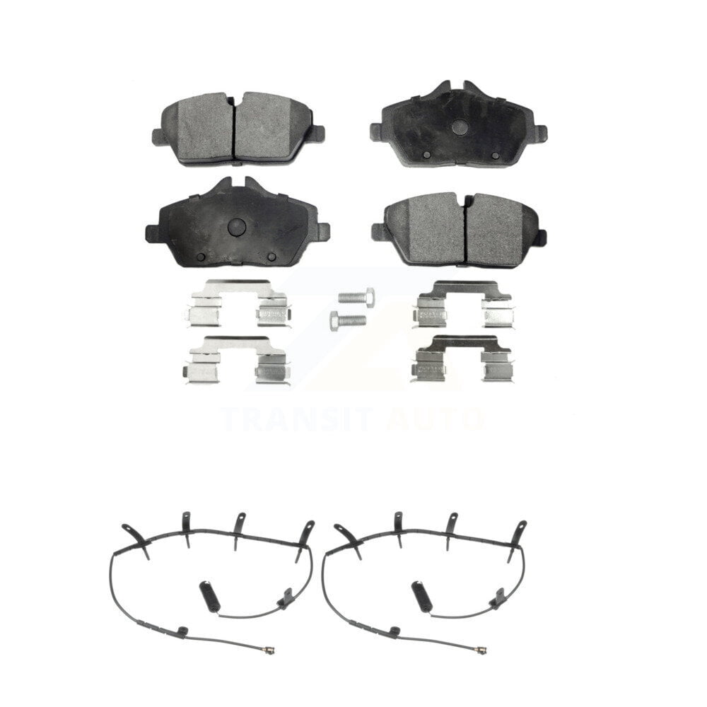 TEC Front Ceramic Disc Brake Pads and Wear Sensors Kit for Car Mini ...