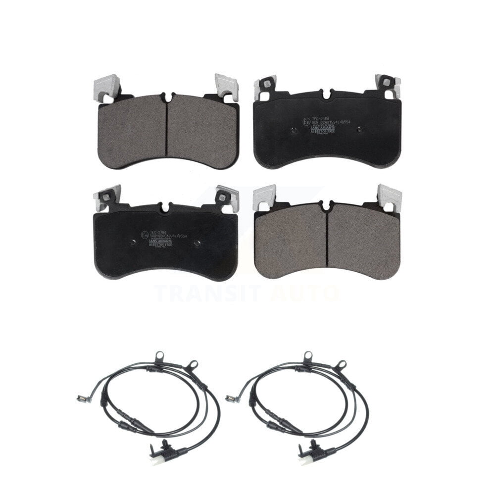 TEC Front Ceramic Disc Brake Pads and Wear Sensors Kit for Car 2021 ...