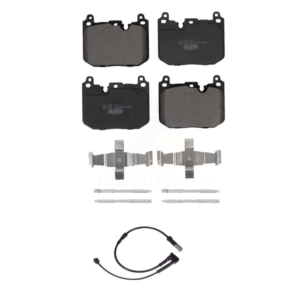 TEC Front Ceramic Disc Brake Pads and Wear Sensors Kit for Car Mini ...
