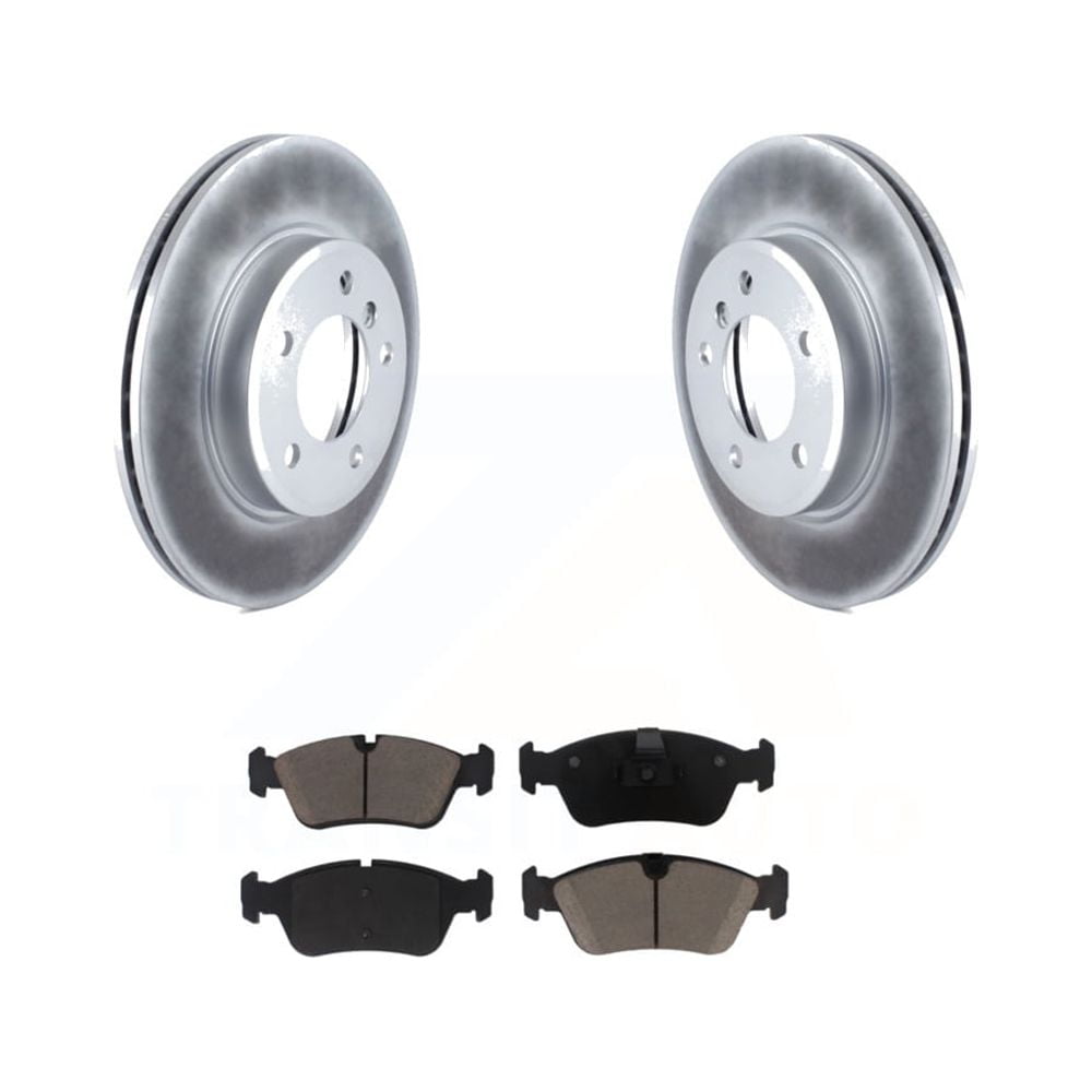 Free Shipping! Transit Auto Front Disc Brake Rotors and Ceramic Pads ...