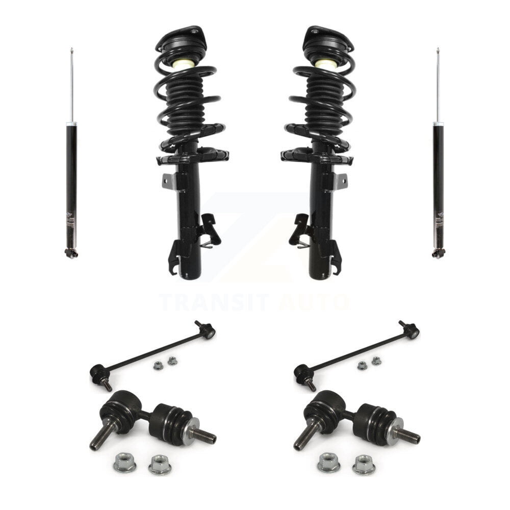 Transit Auto Front Rear Complete Suspension Strut Shock & TQ sway Bar ...
