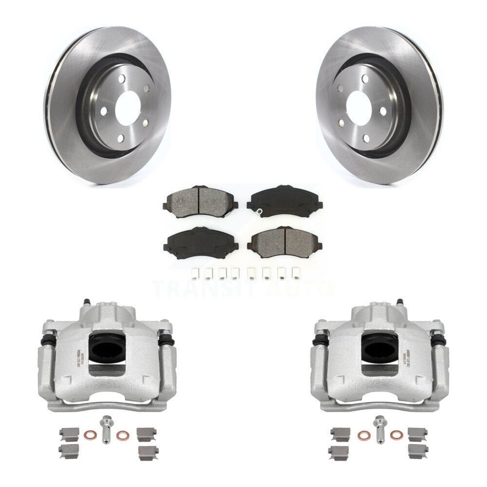 Transit Auto Front Disc Brake Caliper Kit - Rotor Diameter - Walmart.com