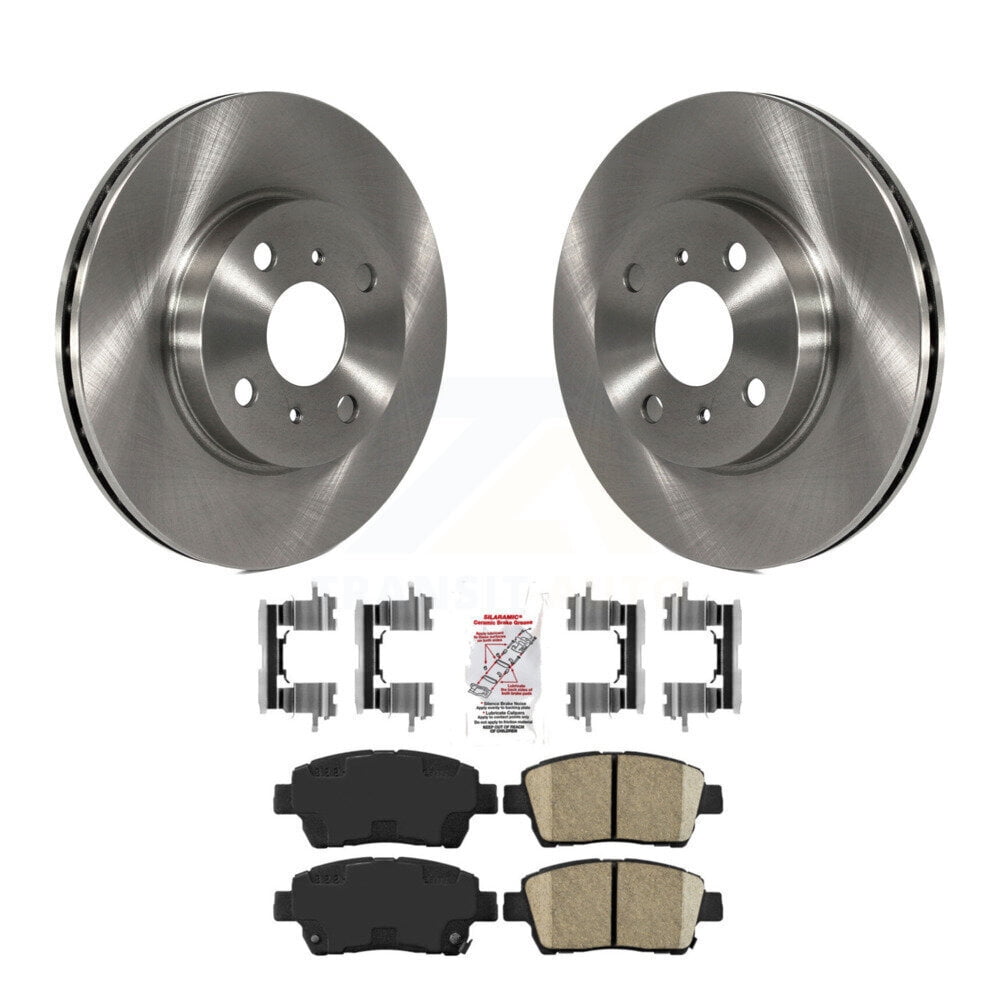 Transit Auto Front Disc Brake Rotors and Ceramic Pads Kit for Car 2001 ...