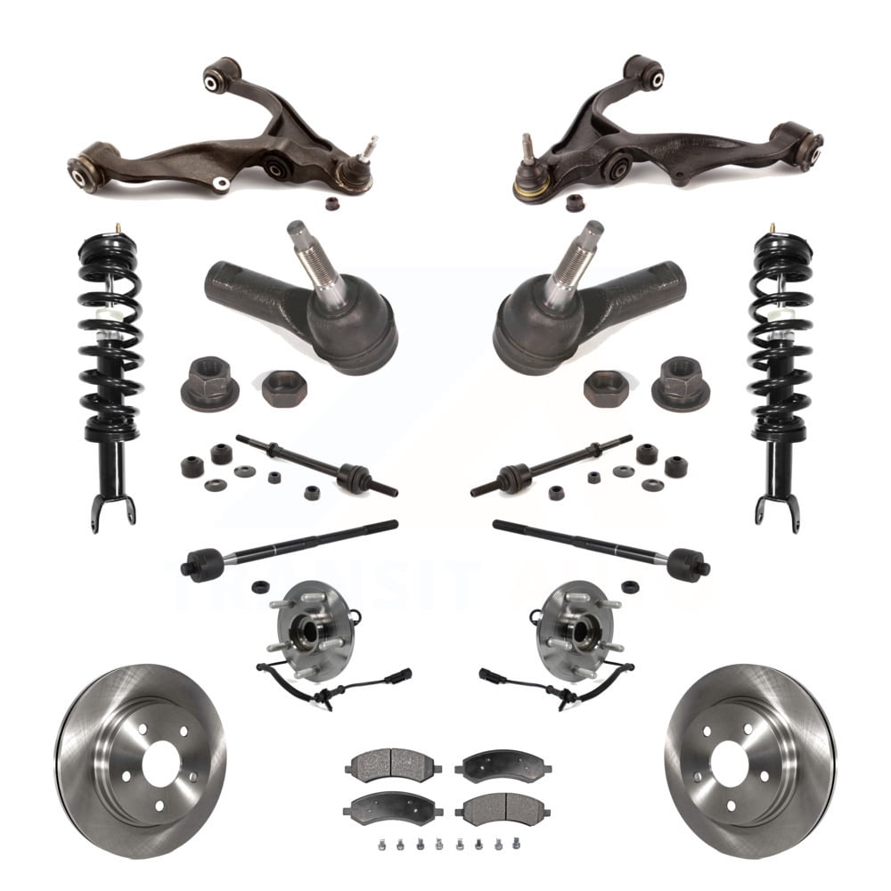 Transit Auto Front Disc Rotors Brake Pad Bearing Arms Shock Assembly ...