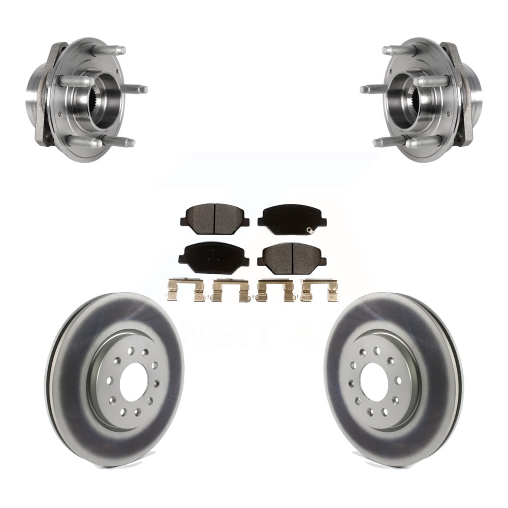 Transit Auto Front Hub Bearing Assembly Coated Disc Brake Rotors and ...
