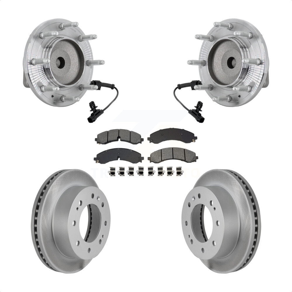 Transit Auto Front Hub Bearing Assembly Coated Disc Brake Rotors and ...