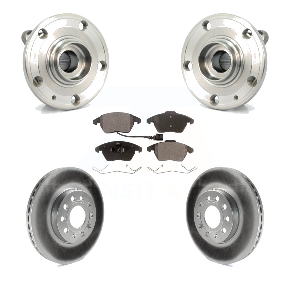 Transit Auto Front Hub Bearing Assembly Coated Disc Brake Rotors and ...