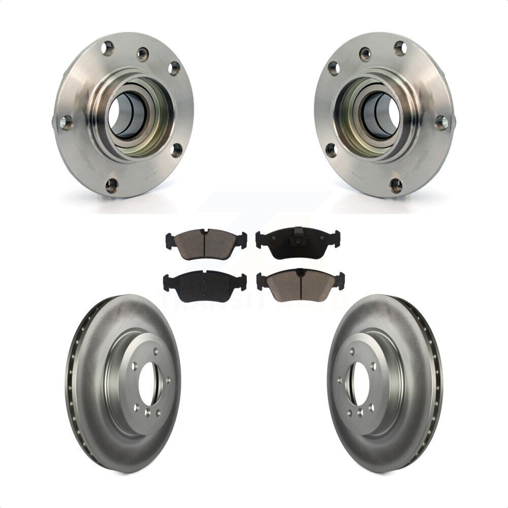 Transit Auto Front Hub Bearing Assembly Coated Disc Brake Rotors and ...