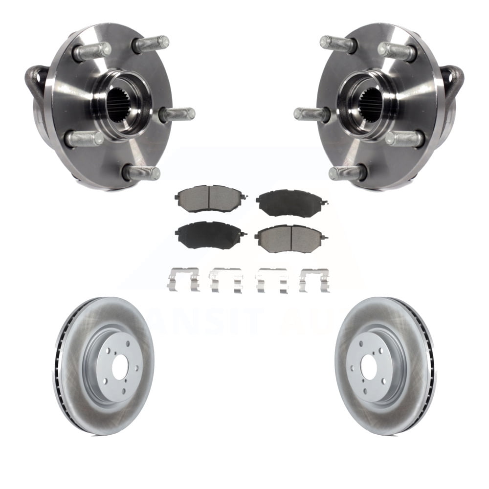 Transit Auto Front Hub Bearing Assembly Coated Disc Brake Rotors and ...
