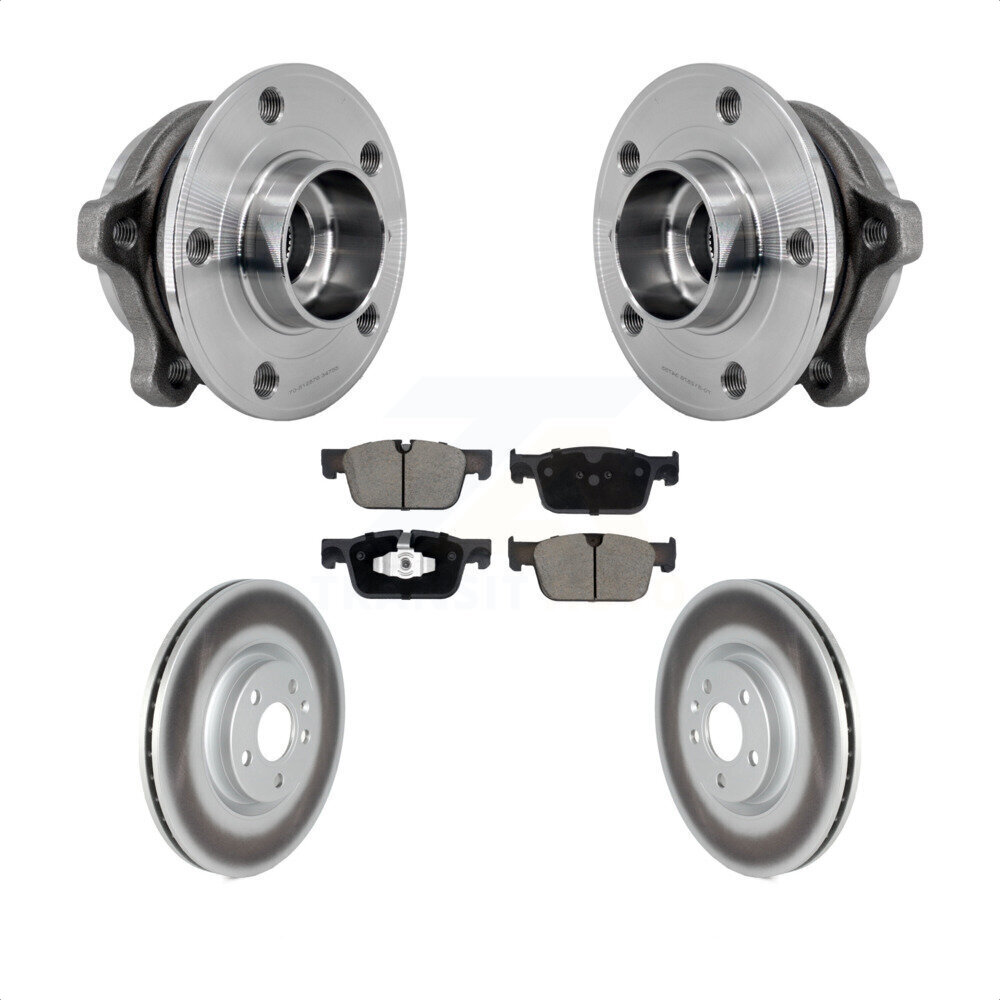 Transit Auto Front Hub Bearing Assembly Coated Disc Brake Rotors and ...