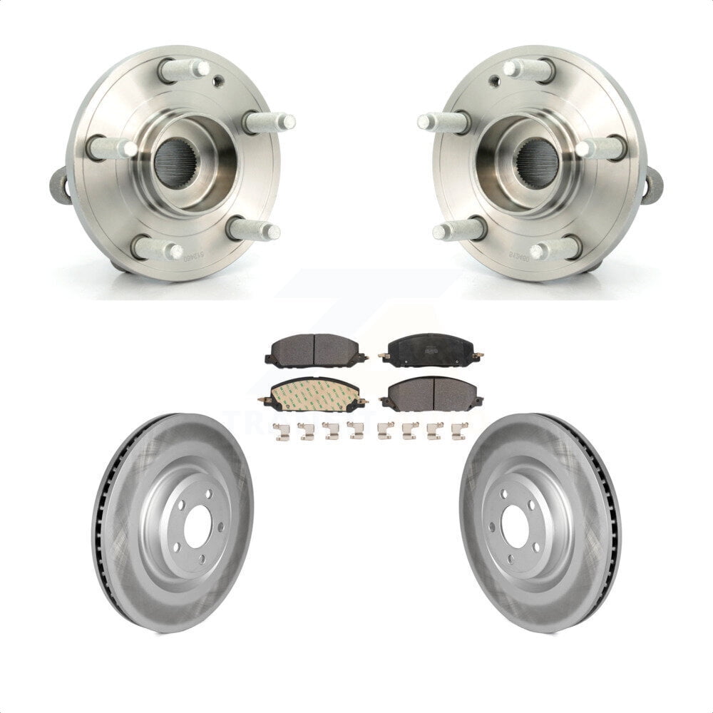 Transit Auto Front Hub Bearing Assembly Coated Disc Brake Rotors and ...