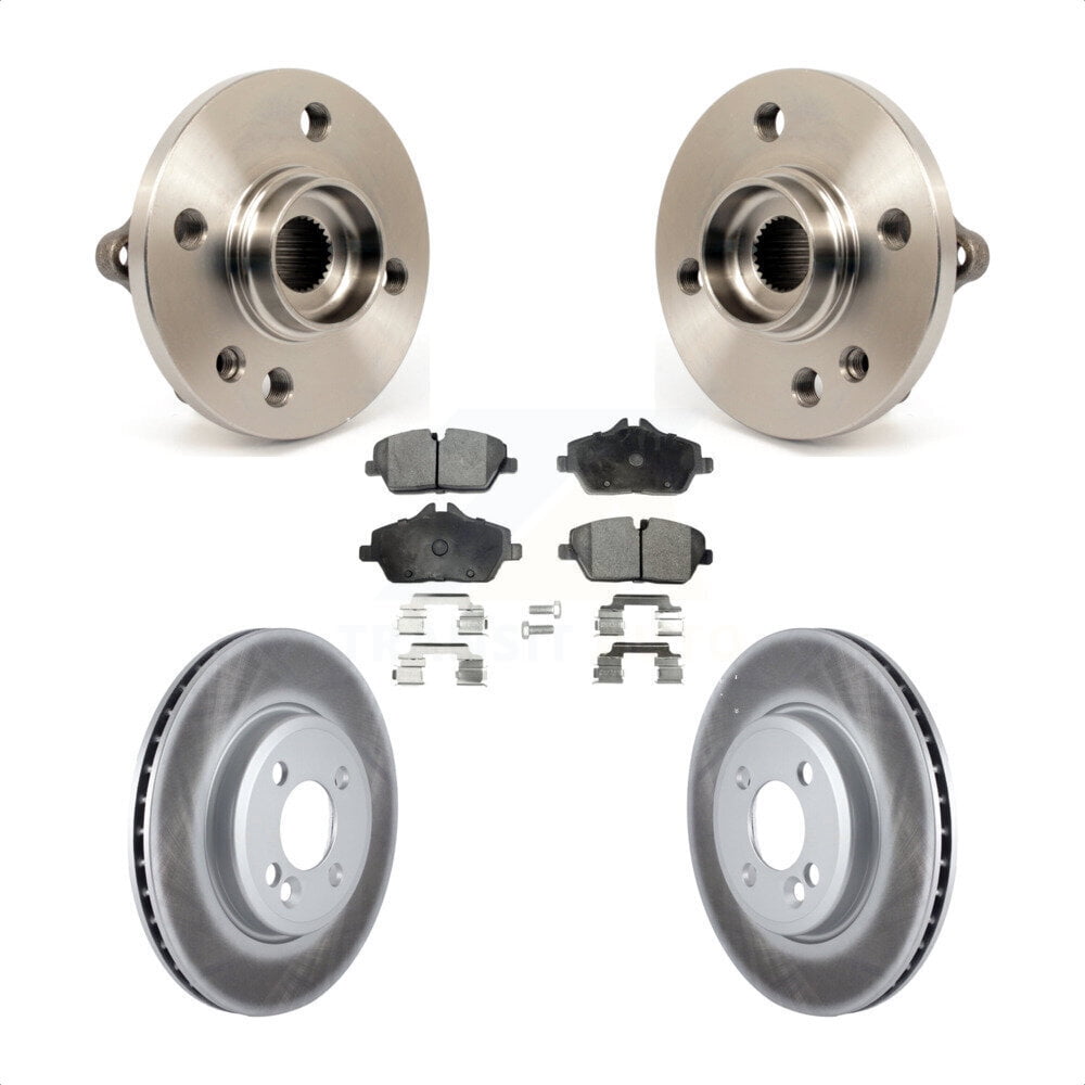 Transit Auto Front Hub Bearing Assembly Coated Disc Brake Rotors and ...