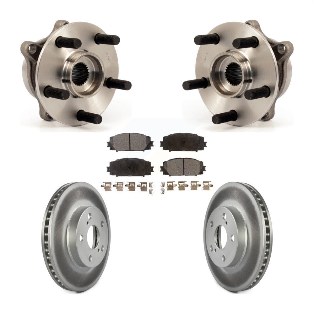 Transit Auto Front Hub Bearing Assembly Coated Disc Brake Rotors and ...