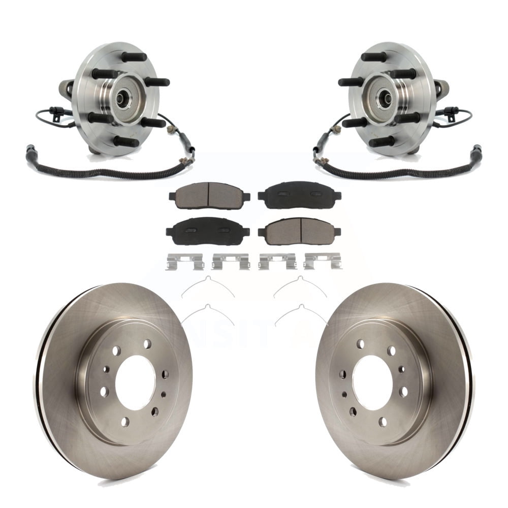 Transit Auto Front Hub Bearing Assembly Disc Brake Rotors and Ceramic ...