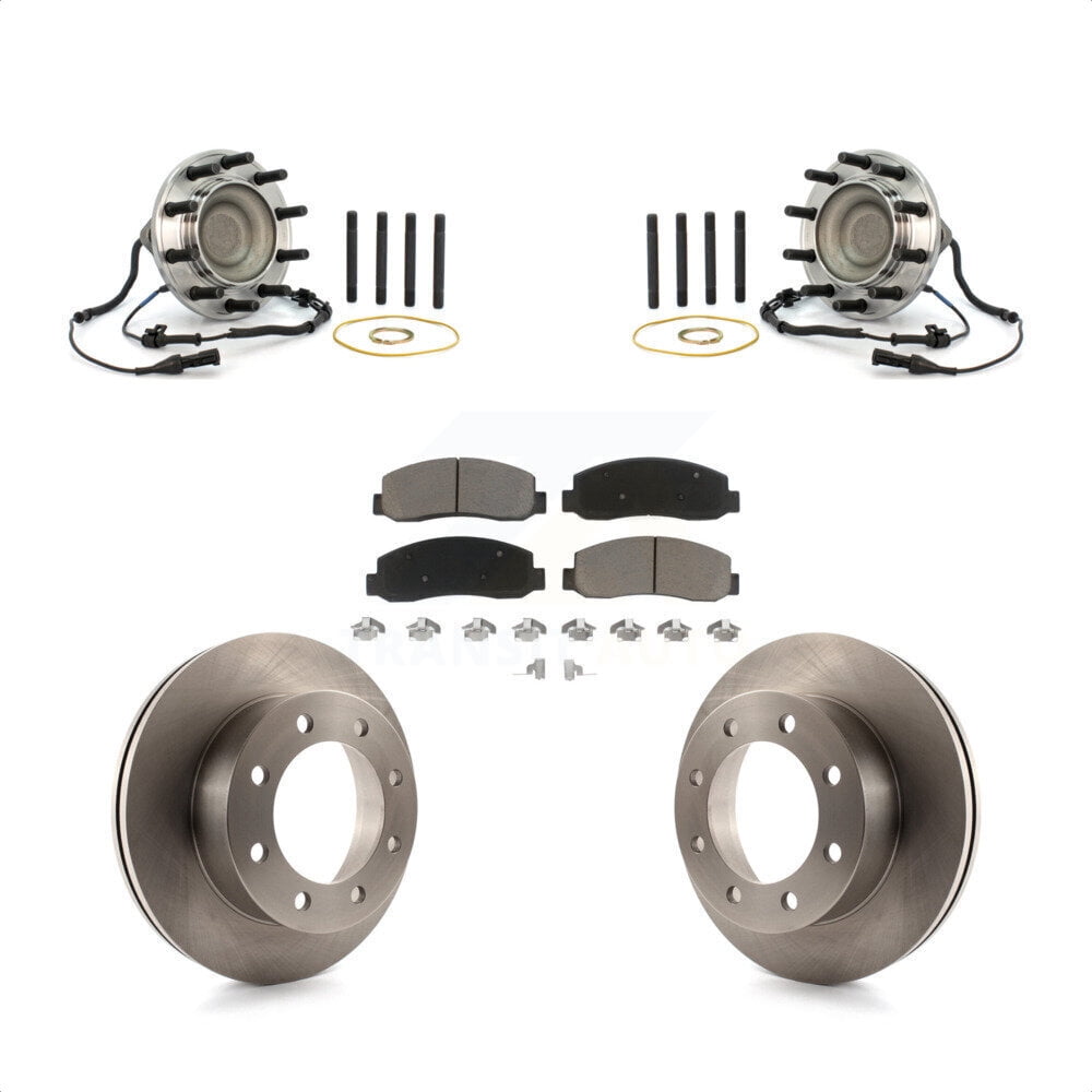 Transit Auto Front Hub Bearing Assembly Disc Brake Rotors and Ceramic ...