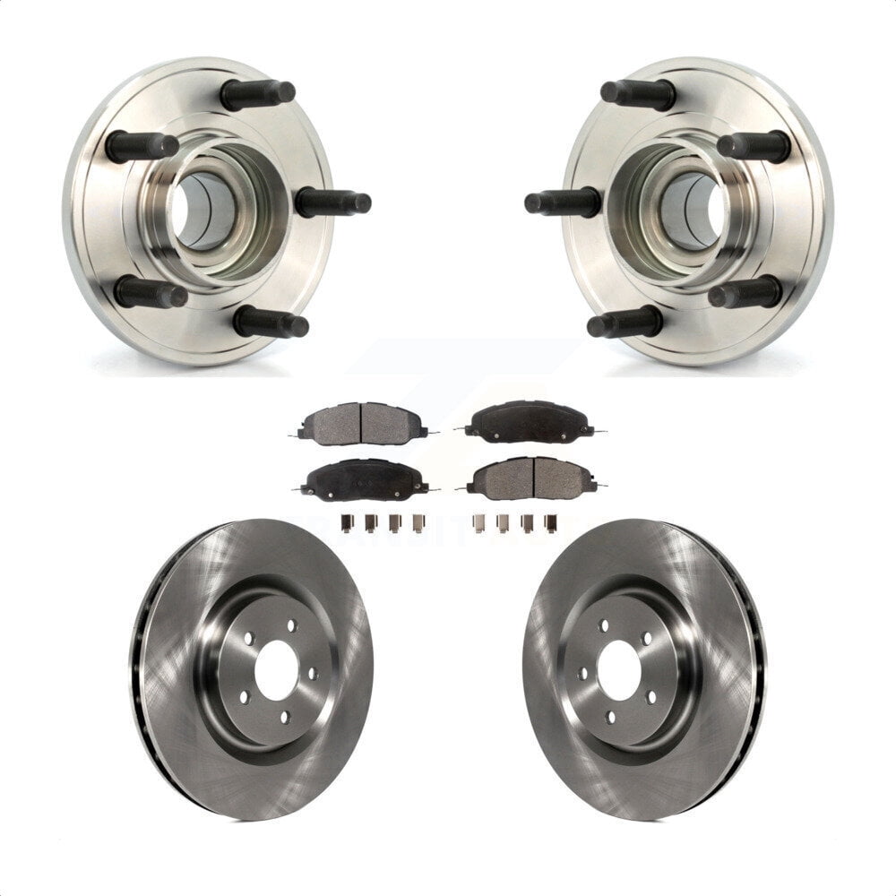 Transit Auto Front Hub Bearing Assembly Disc Brake Rotors and Ceramic ...