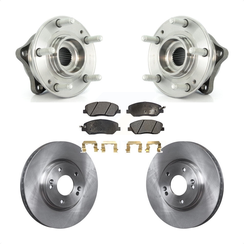 Transit Auto Front Hub Bearing Assembly Disc Brake Rotors and Ceramic ...