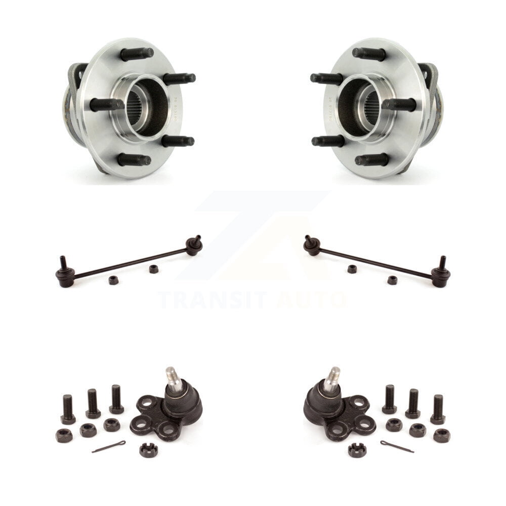 Transit Auto Front Hub Bearing Assembly Lower Ball Joint and Sway Bar ...
