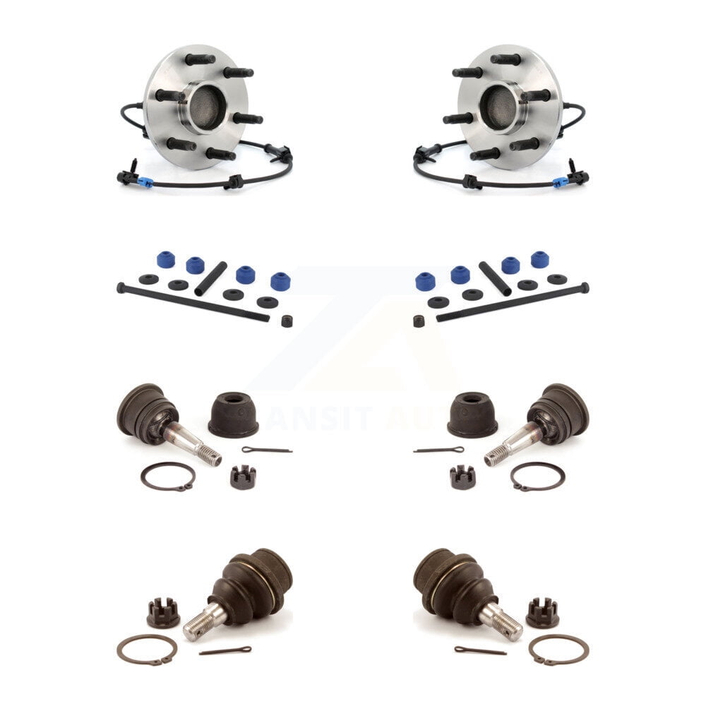 Transit Auto Front Hub Bearing Assembly Upper Lower Ball Joint and Sway ...
