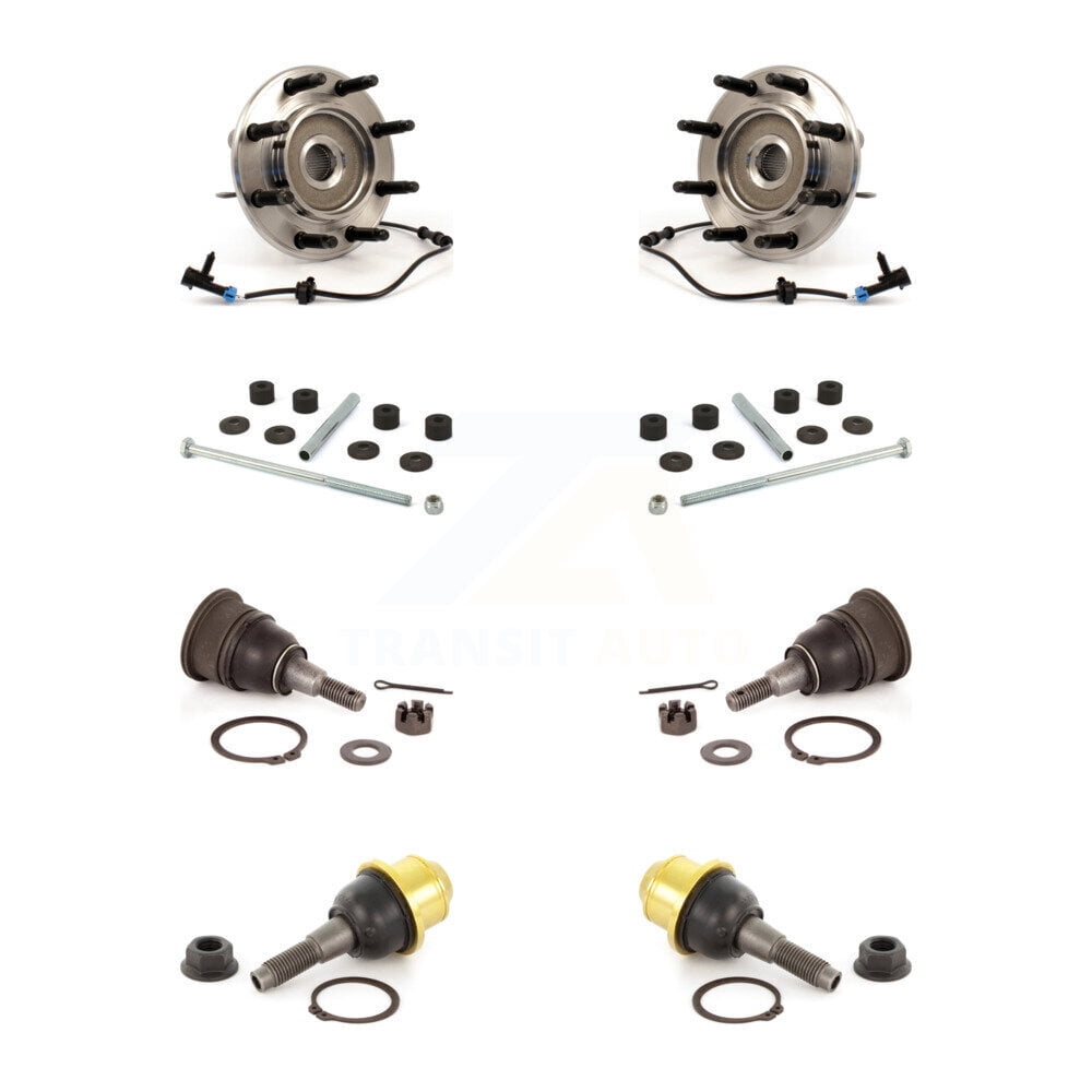 Transit Auto Front Hub Bearing Assembly Upper Lower Ball Joint & Sway ...