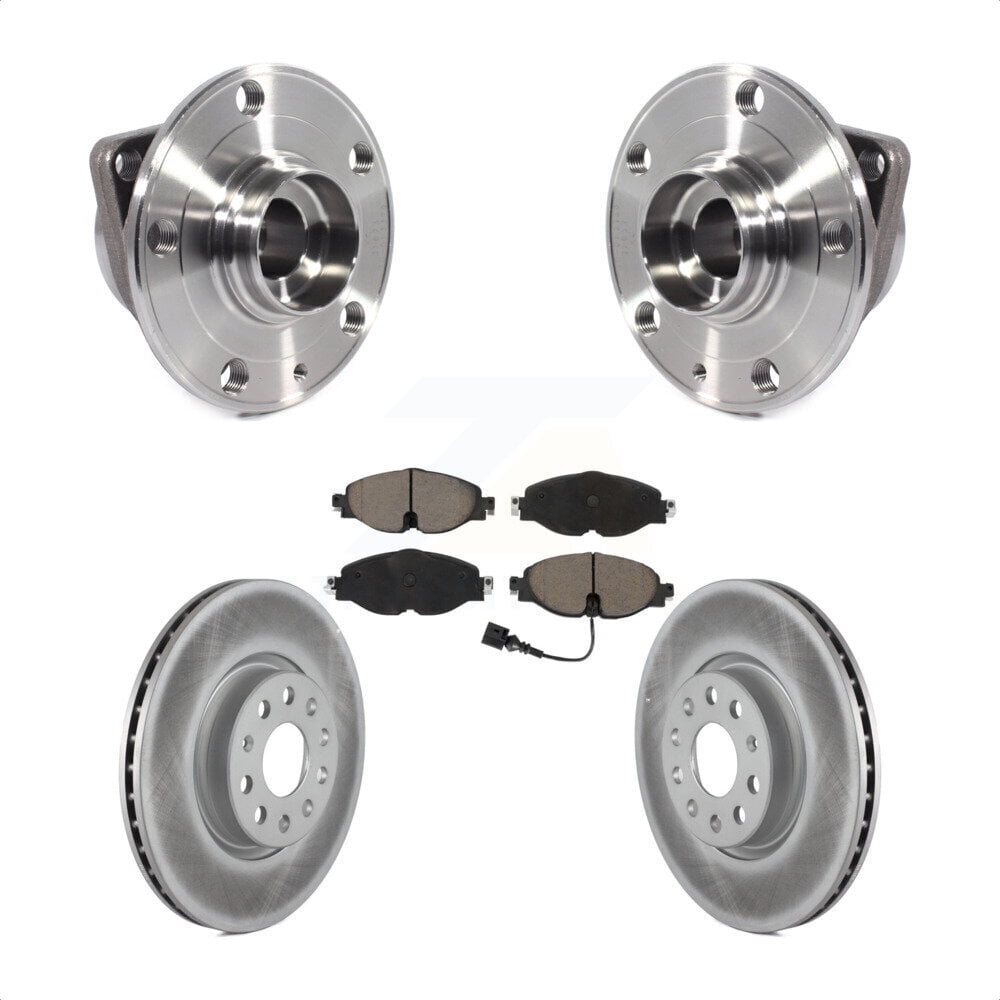 Transit Auto - Front Hub Bearing Assembly With Coated Disc Brake Rotors ...