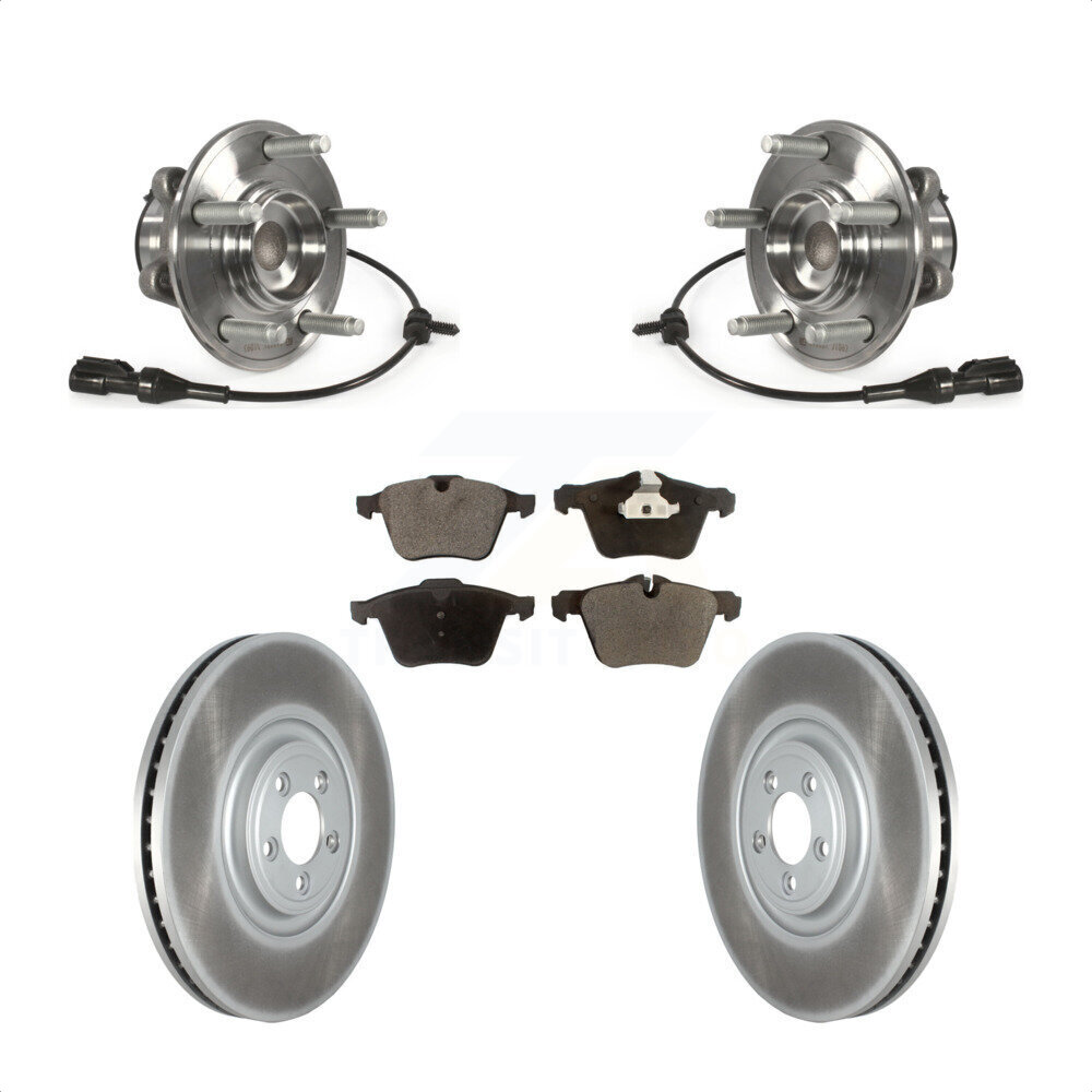 Transit Auto - Front Hub Bearing Assembly With Coated Disc Brake Rotors ...