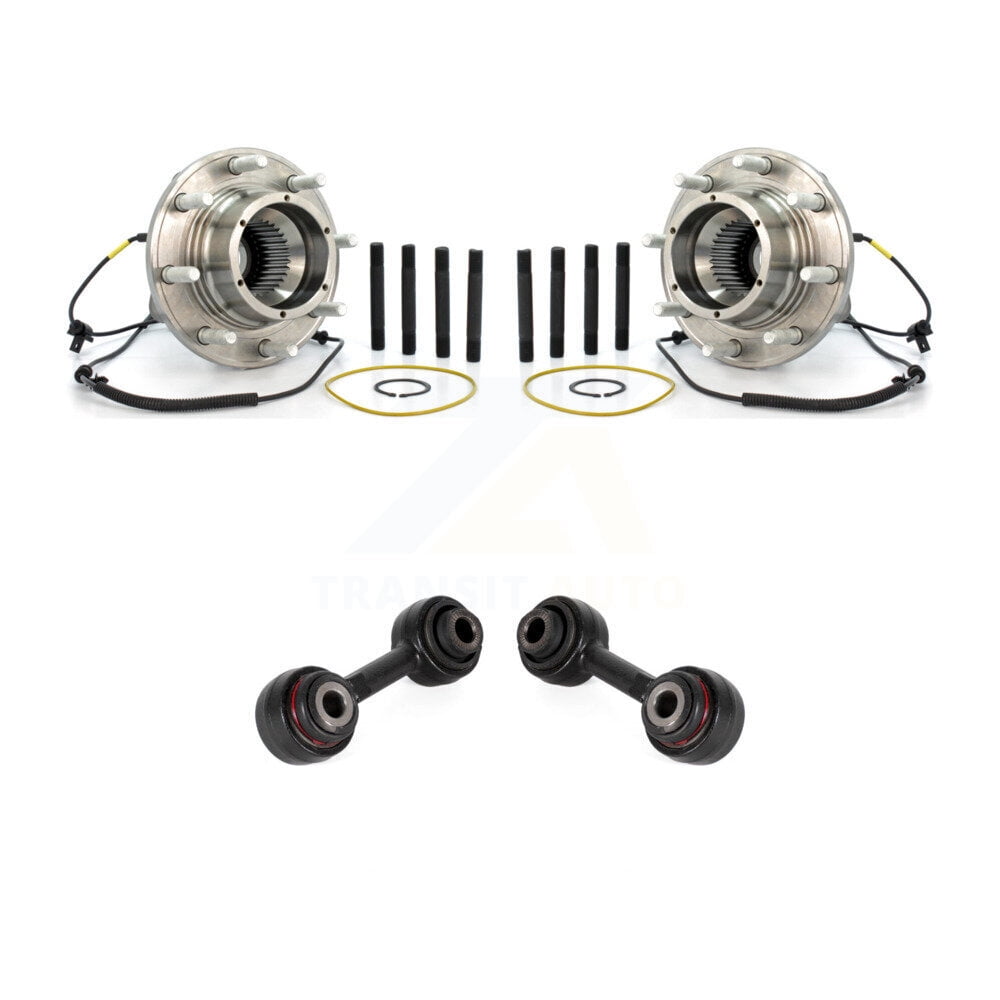 Transit Auto Front Hub Bearing Assembly and Link Kit for Car Ford F-350 ...