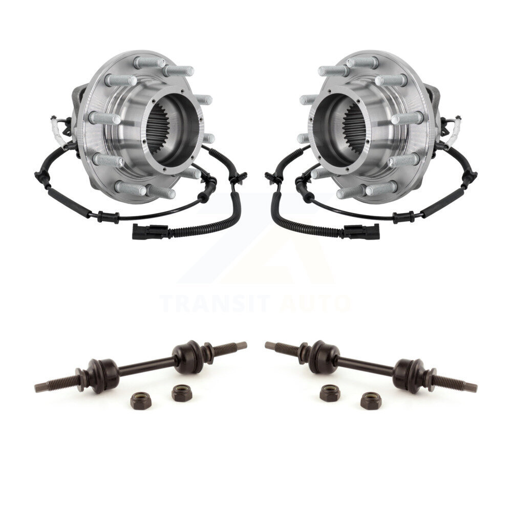 Transit Auto Front Hub Bearing Assembly and Link Kit for Car Ford F-350 ...