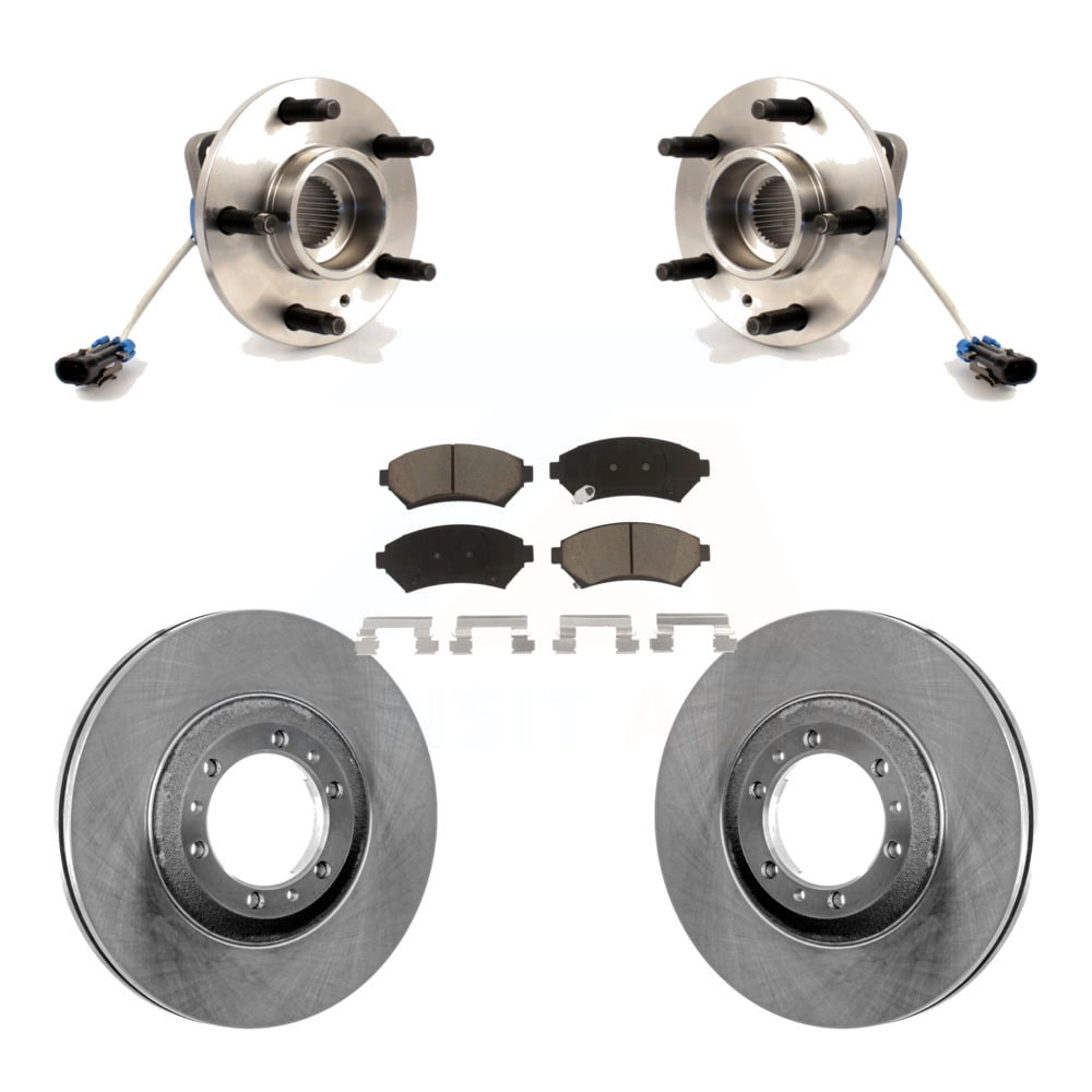 Transit Auto Front Hub Bearing Brake Rotor and Pad Kit for Car Buick ...