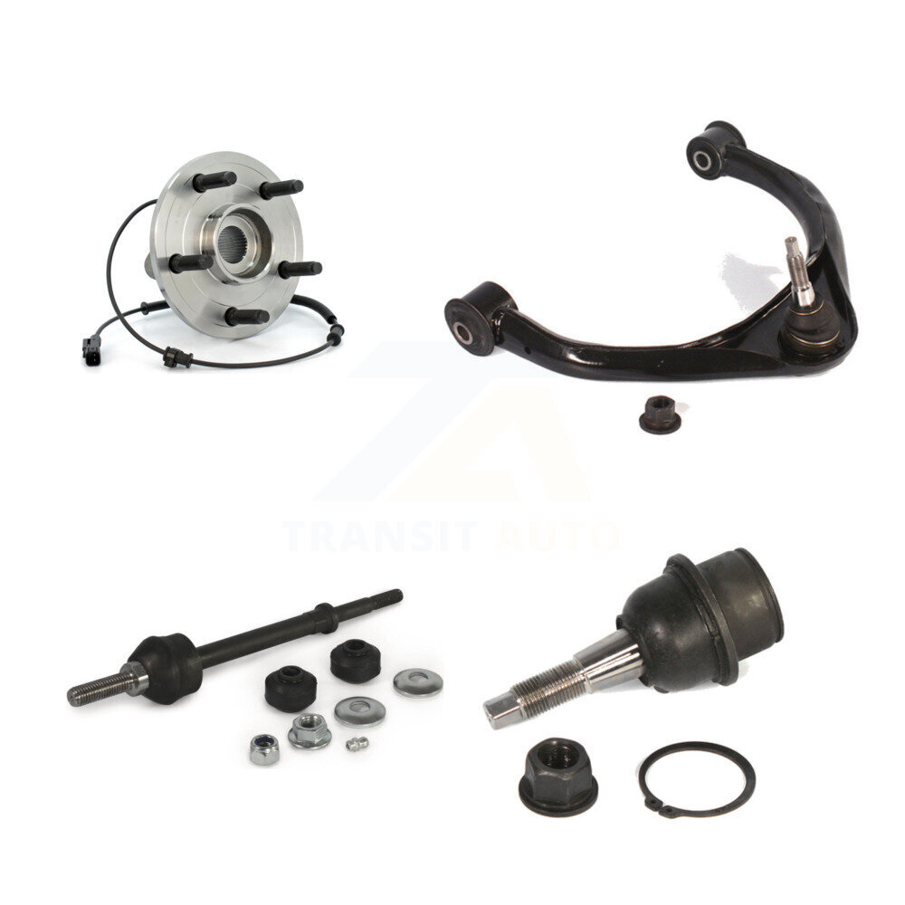 Transit Auto Front Left Hub Bearing Assembly Suspension Lower Ball Joint Upper Control Arm with ...