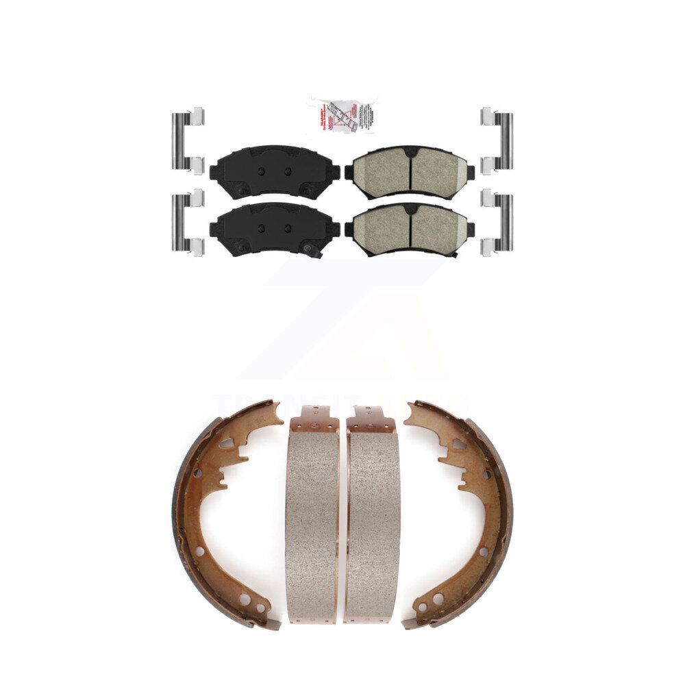 Transit Auto Front Rear Ceramic Disc Brake Pads Kit for Car 1997-1999 ...