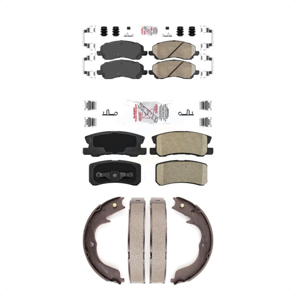 Transit Auto Front Rear Ceramic Disc Brake Pads Kit for Car 2008-2012 ...
