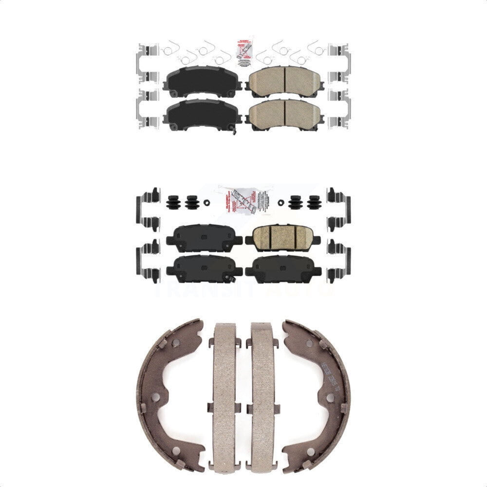 Transit Auto Front Rear Ceramic Disc Brake Pads Kit for Car 2016-2017 ...